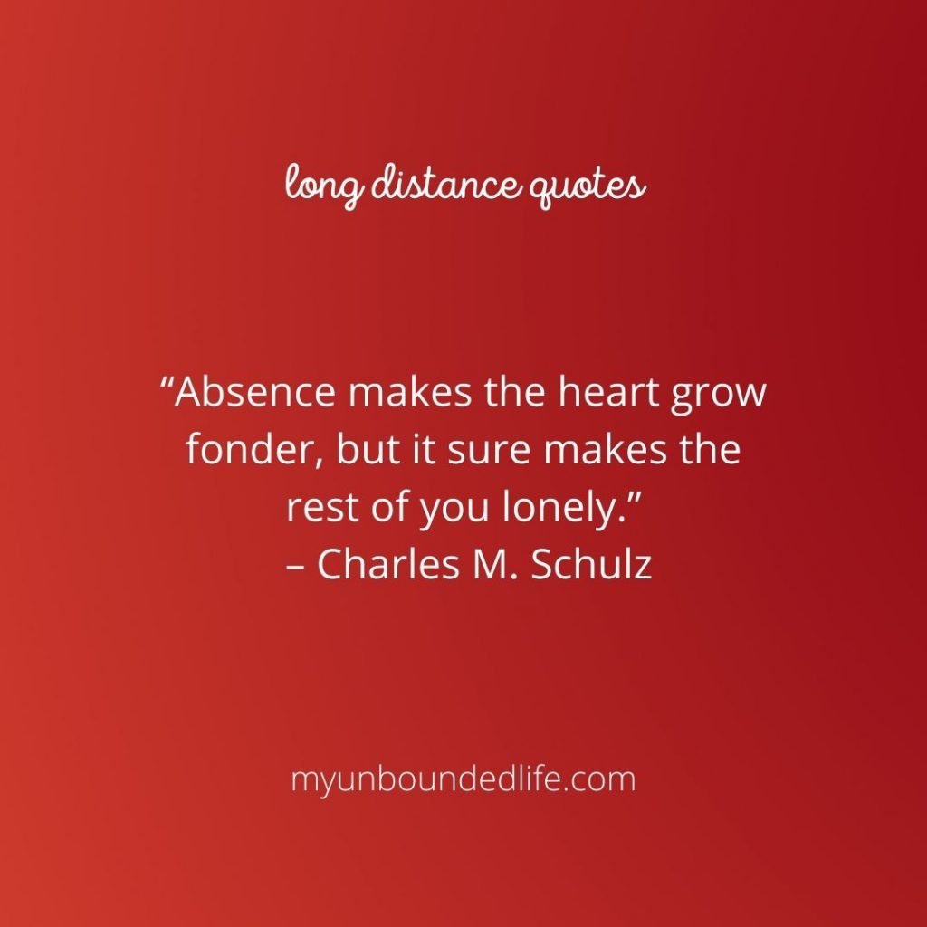 Inspiring Long Distance Relationship Quotes